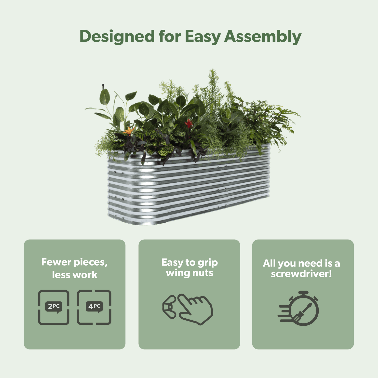 Raised Garden Bed: Harvest — 22" High 2-Pack – Raised Garden Beds Canada