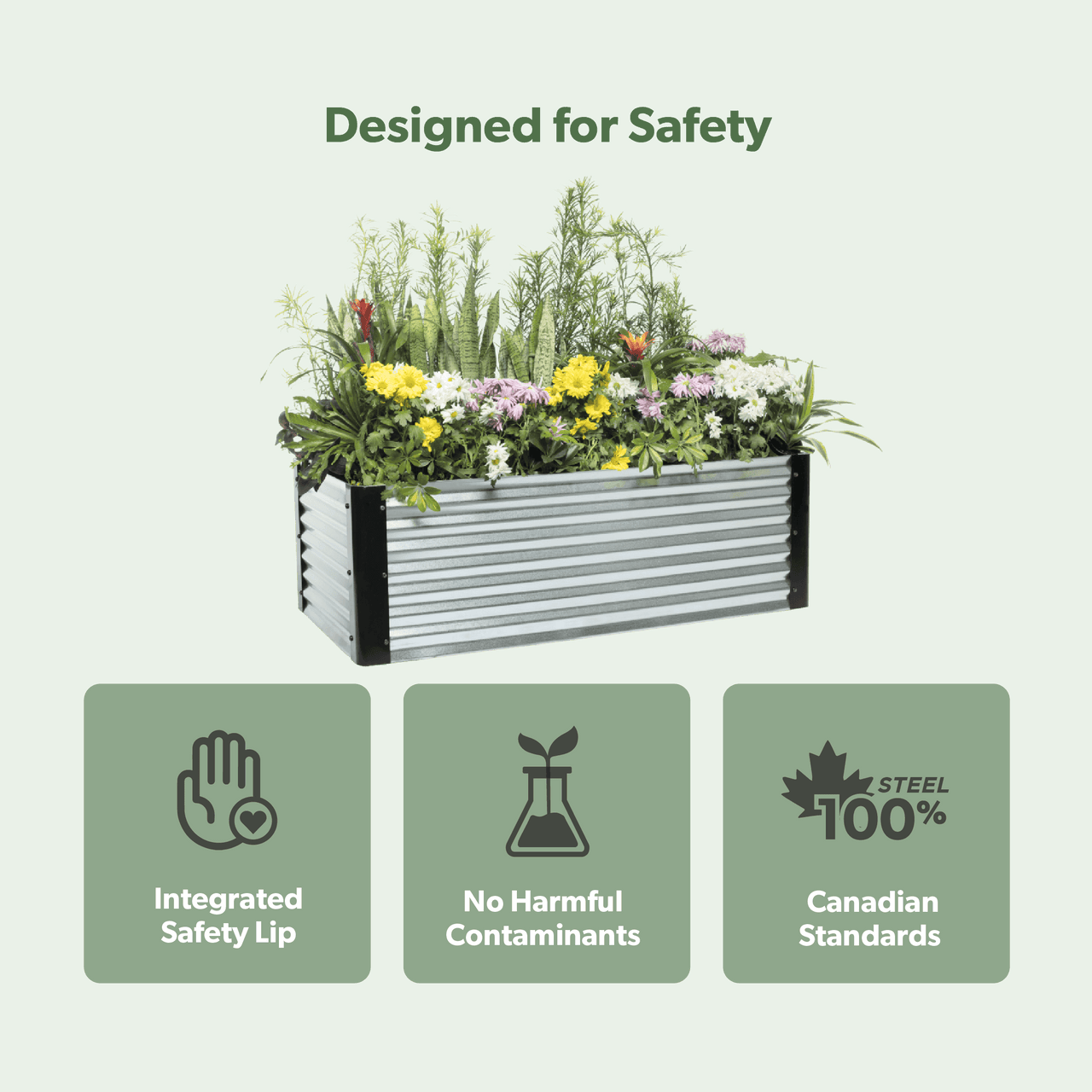 Raised Garden Bed: Discover — 22" High — 2-Pack – Raised Garden Beds Canada